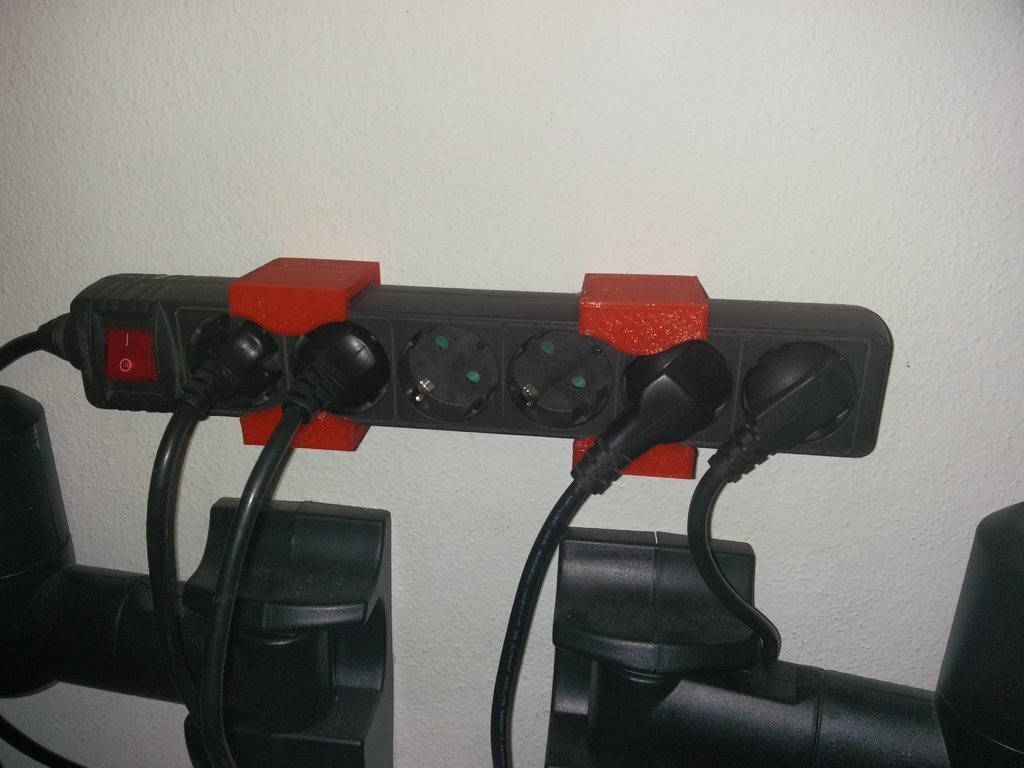 🔌 Multiple Socket Outlet Mount・Free 3D File for ・Cults